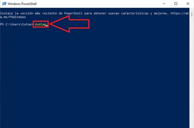 ≫ Abrir Herramienta de Diagnóstico de DirectX Windows 10 2026